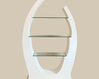 Wall Mounted Slanted Book Shelf - Etsy