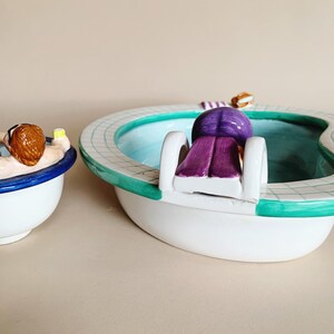 LOTUS POOL BOWL 90's Pool Chip and Dip Bowl Set - Etsy
