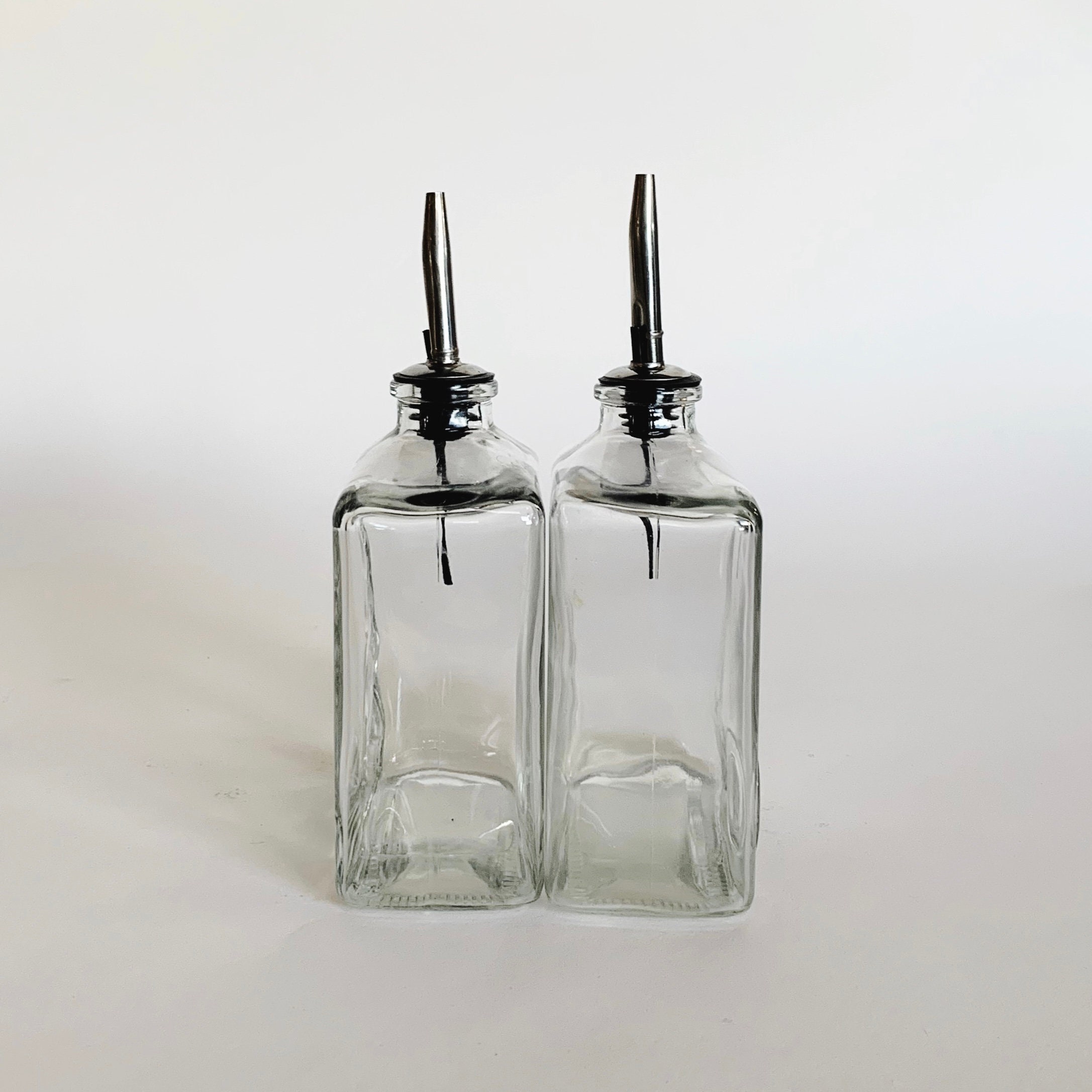 OIL + VINEGAR BOTTLES - S/2 - Etsy