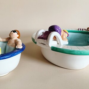LOTUS POOL BOWL 90's Pool Chip and Dip Bowl Set - Etsy