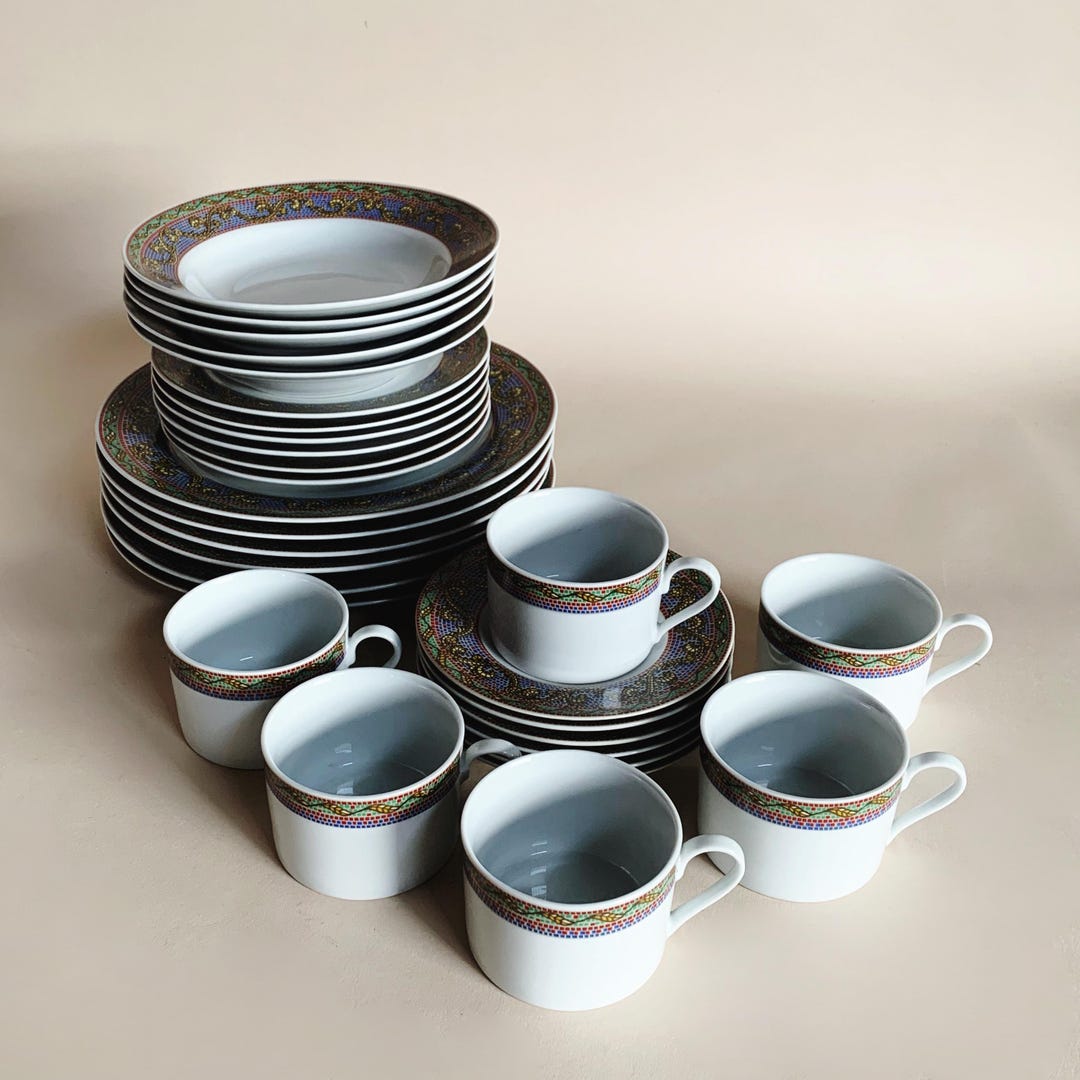 MOSAIC DISH SET - 29 Pieces - Etsy