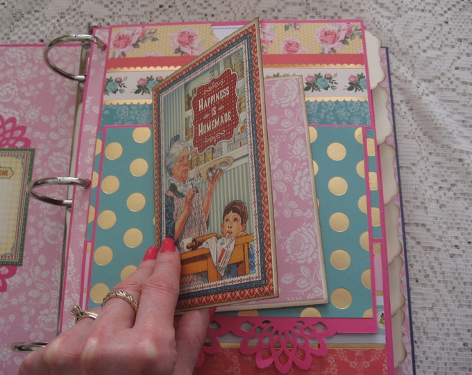 TUTORIAL Large Recipe Scrapbook Album With Imperial Measurements and ...
