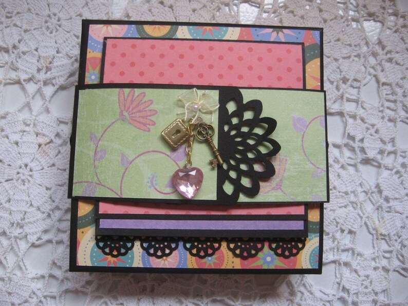 TUTORIAL Fold-out Folio Scrapbook Mini Album in 2 Sizes PDF | Etsy