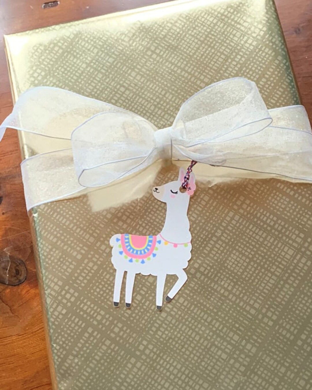 Llama Gift Tags Set of 10. Actual Printed Cards, Not Digital Downloads ...