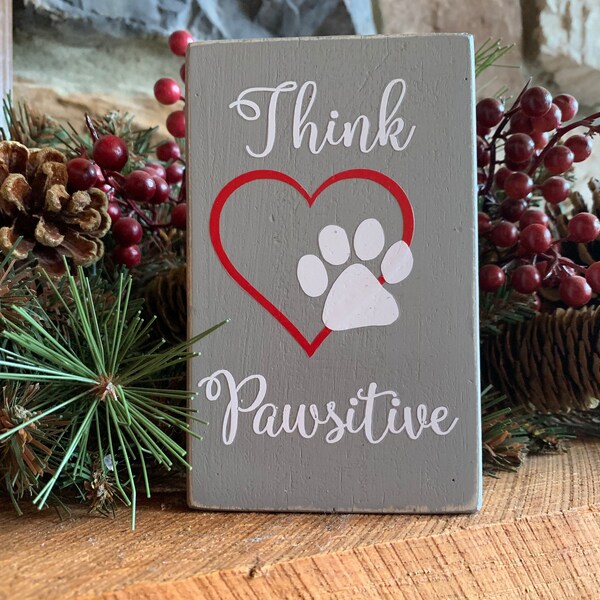 Think Pawsitive - Etsy