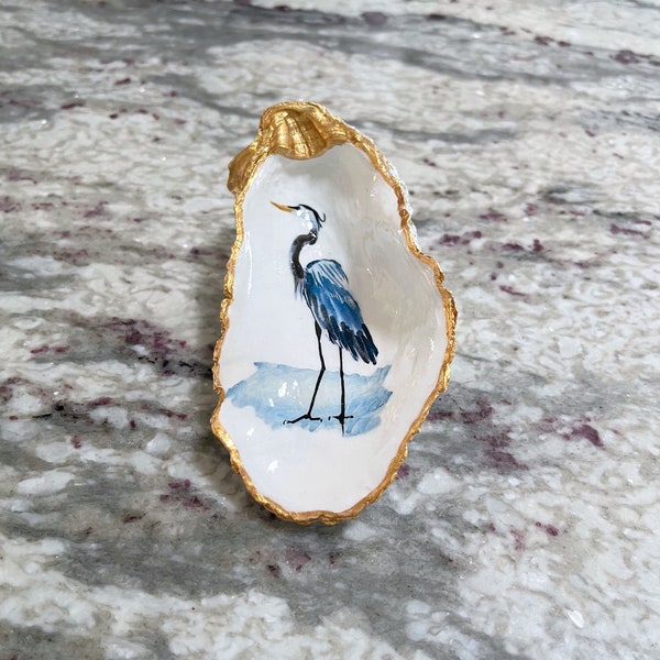 Painted Oyster Shell - Etsy