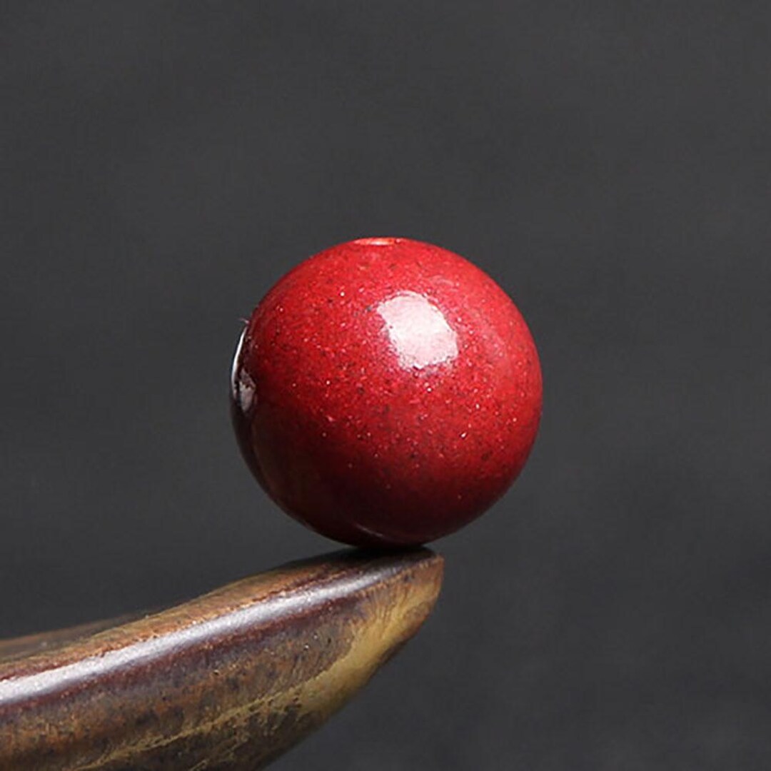 5A Natural Cinnabar Vermilion Buddha Single Bead DIY - Etsy