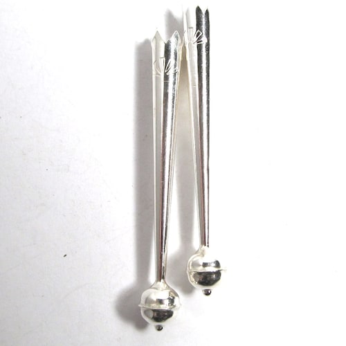 Sterling Silver Bolo Tie Tips 3mm Ball DB2J - Etsy