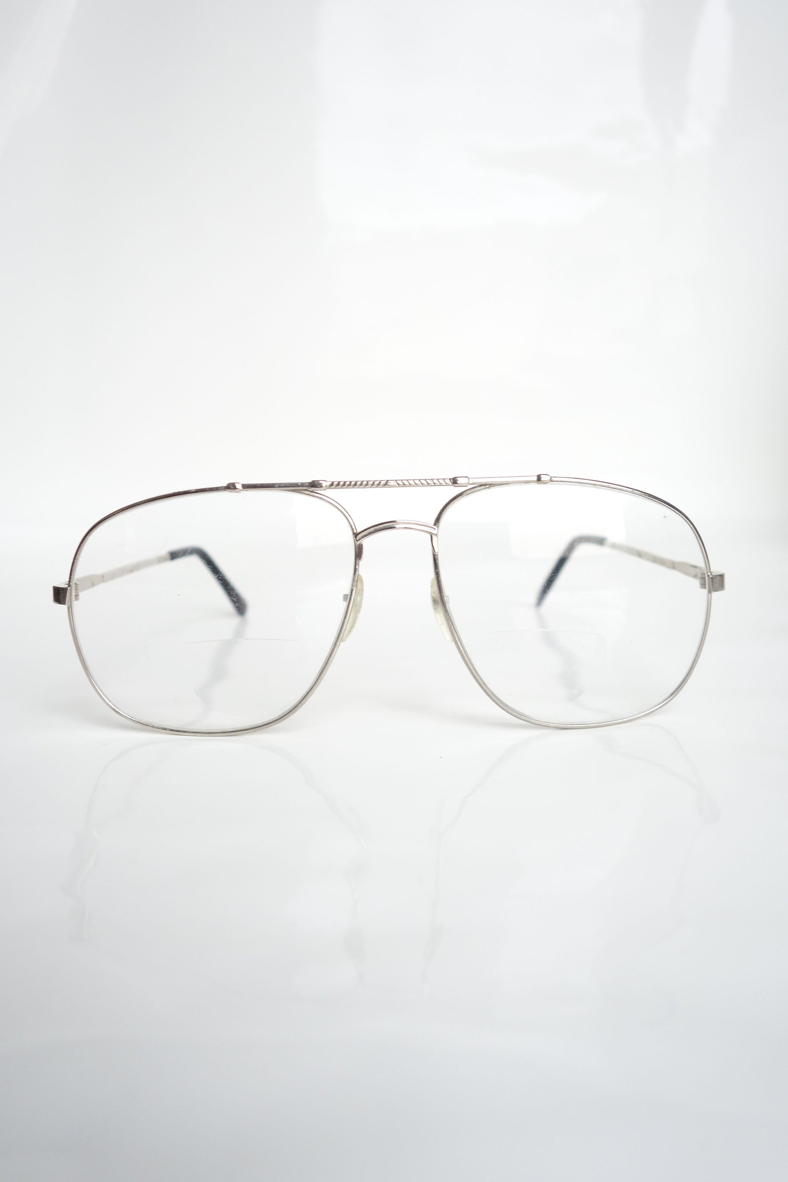 Silver Avaitor Sunglasses Mens Silver Wire Frame Eyeglasses | Etsy