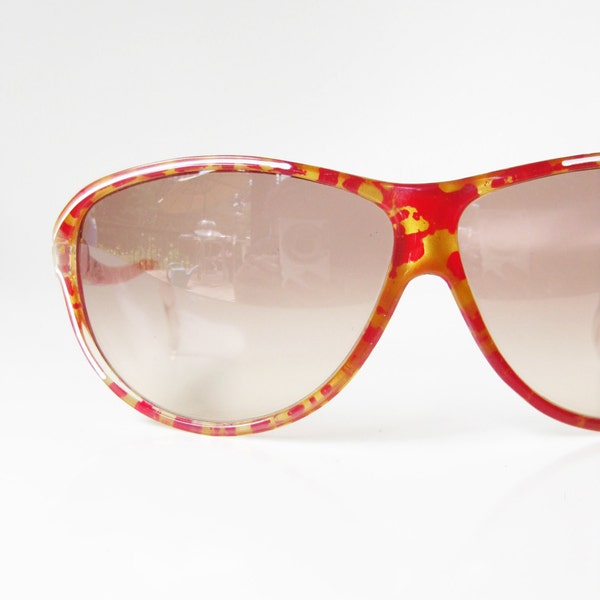 Bright Red Glasses - Etsy
