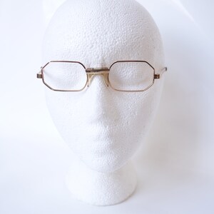 Vintage Hexagon Gold Wire Rim Eyeglasses Gold Wire Frame - Etsy