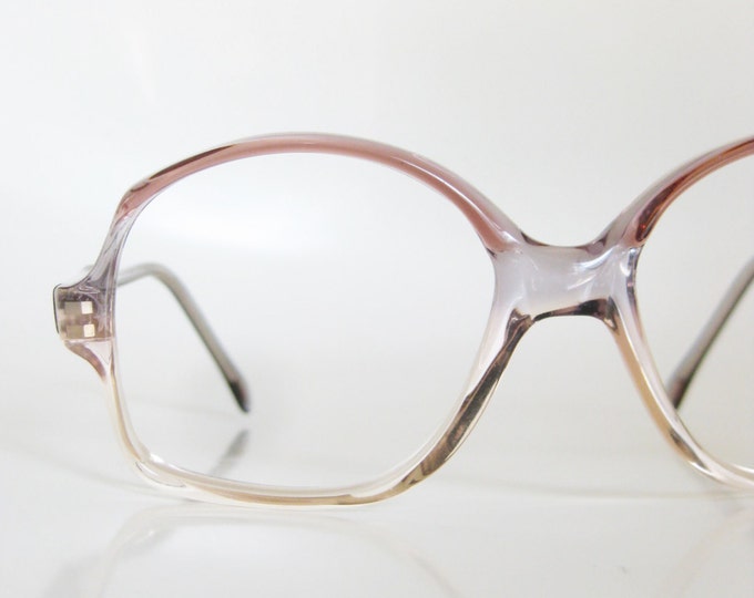 Pink Sunglasses Vintage 1970s Eyeglasses Huge Oversized Lolita Indie ...