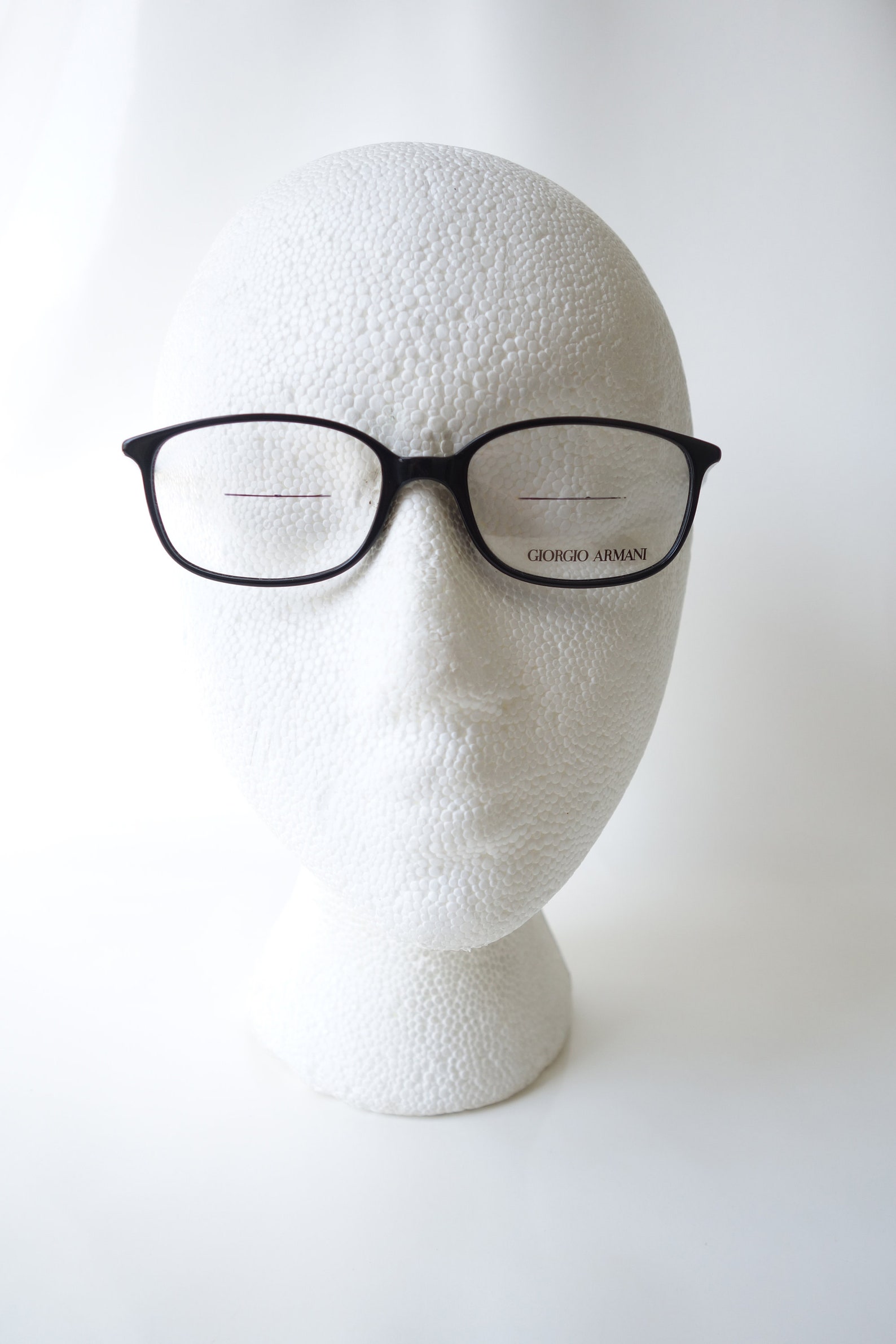 Giorgio Armani Black Vintage Boxy Eyeglass Frames Womens | Etsy