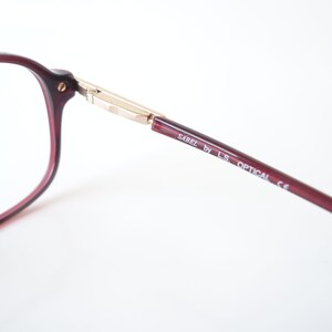 Mens Red Boxy Eyeglass Frames Mens 1980s Burgundy and Gold - Etsy