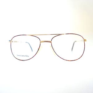Mens NOS Aviator Glasses Deadstock Aviator Frames 1980s Oversized Mens ...