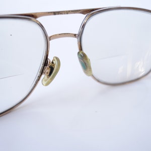 1980s Gold Wire Frame Aviator Glasses Mens Metal Avaitor Eyeglas Frames ...