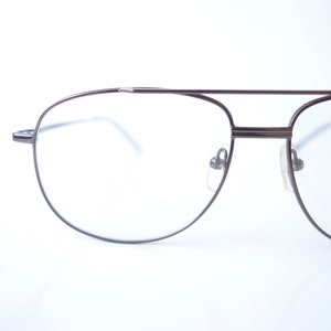1970s Mens Aviator Eyeglass Frames Chocolate Brown Bronze Eyeglasses ...
