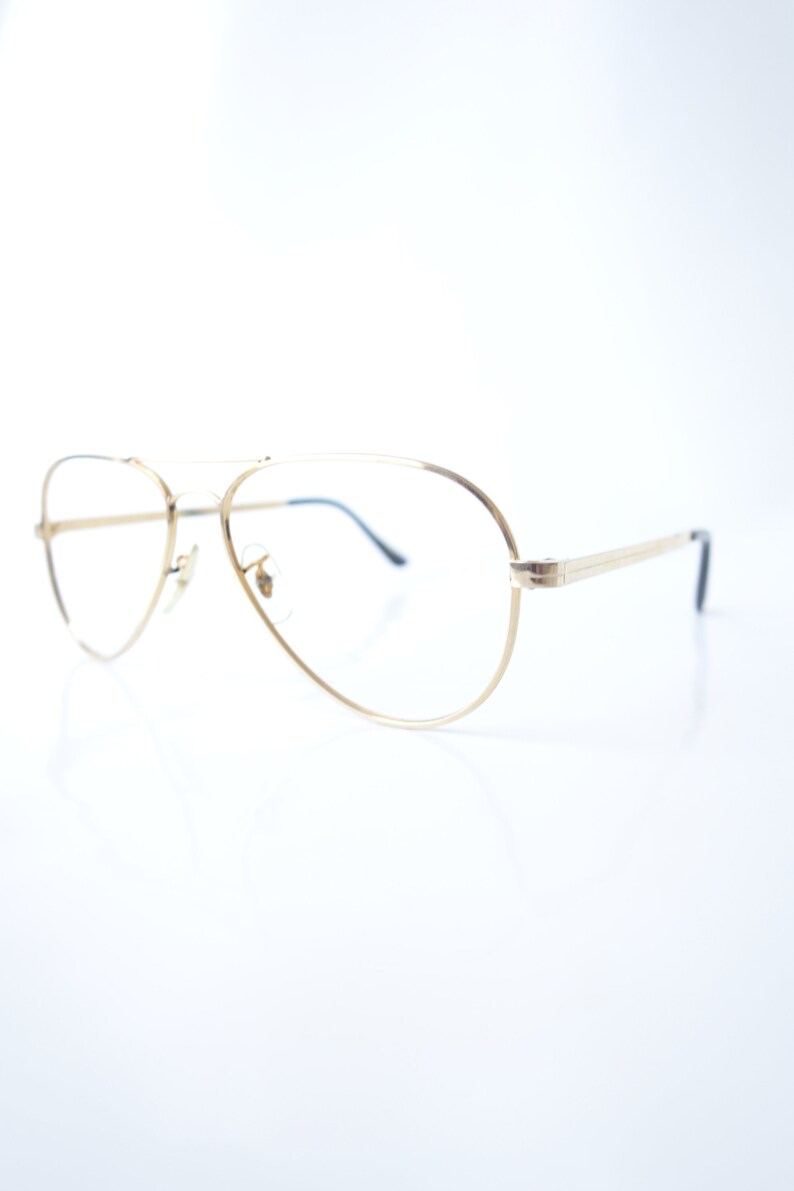 Mens Gold Aviator Eyeglass Frames Mens Wire Rim Golden | Etsy