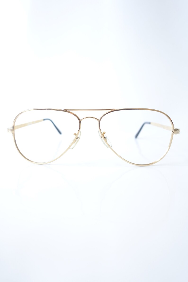 Mens Gold Aviator Eyeglass Frames Mens Wire Rim Golden | Etsy