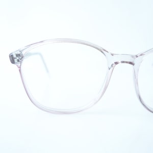 Vintage Lavender Eyeglass Frames Womens Clear Purple Wayfarer Glasses Clear Lilac Acetate Frames ...