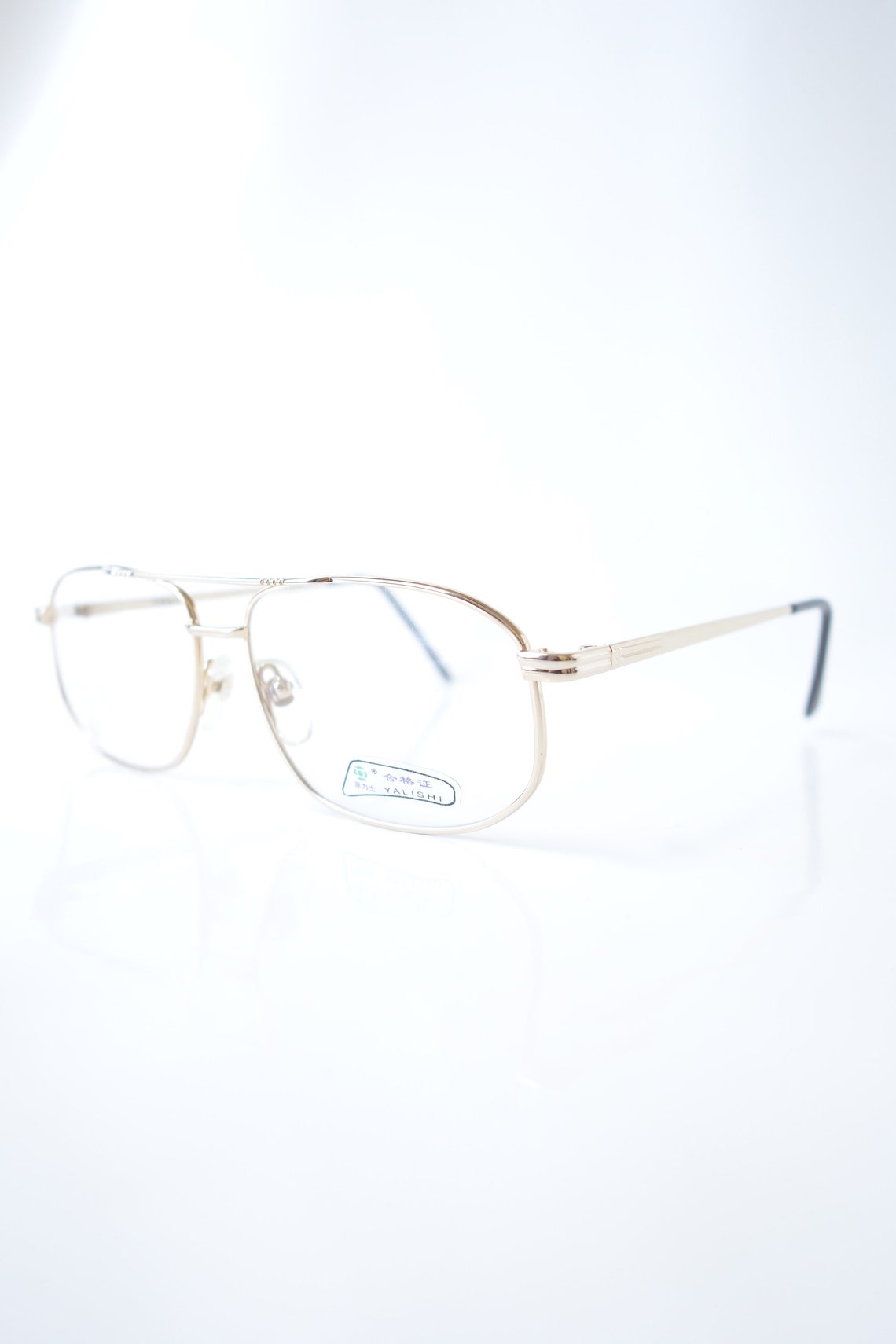 Gold Wire Rim Aviator Eyeglass Frames 1970s Deadstock Glossy - Etsy