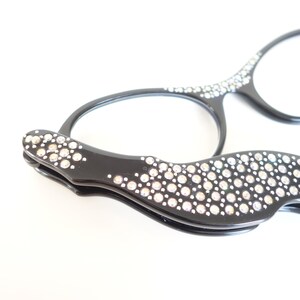 Rhinestone Opera Glasses Folding Crystal Reading Glasses - Etsy