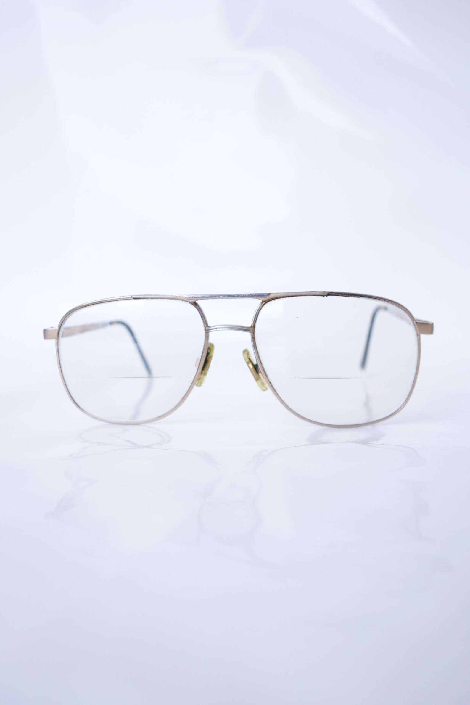 1980s Gold Wire Frame Aviator Glasses Mens Metal Avaitor - Etsy