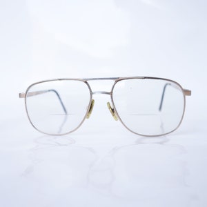 1980s Gold Wire Frame Aviator Glasses Mens Metal Avaitor Eyeglas Frames ...