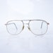 1980s Gold Wire Frame Aviator Glasses Mens Metal Avaitor Eyeglas Frames ...