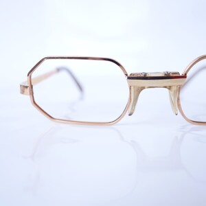 Vintage Hexagon Gold Wire Rim Eyeglasses Gold Wire Frame - Etsy
