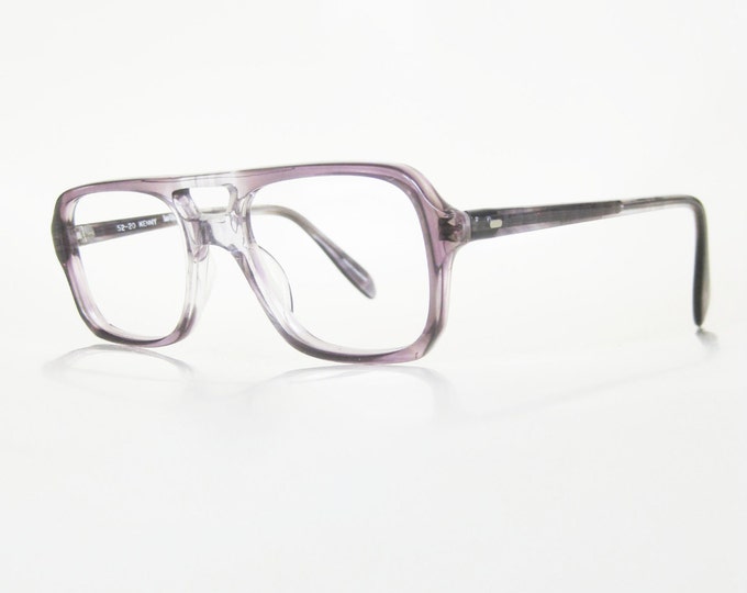 Mens Vintage Aviator Eyeglasses Clear Frame Glasses Mens Boxy ...