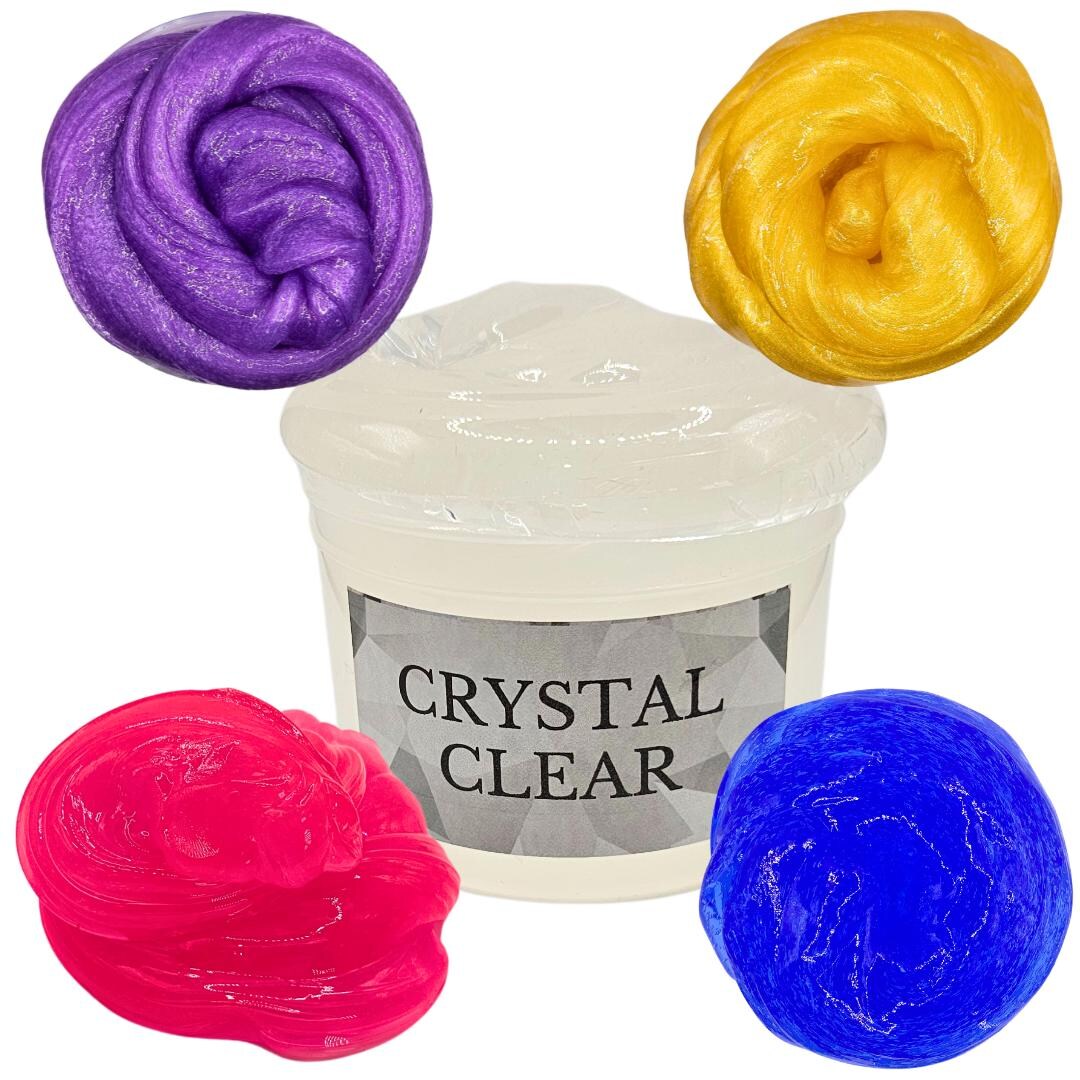 8oz Custom Thick Clear Slime, Homemade Custom Slime, Slime Party Favor ...