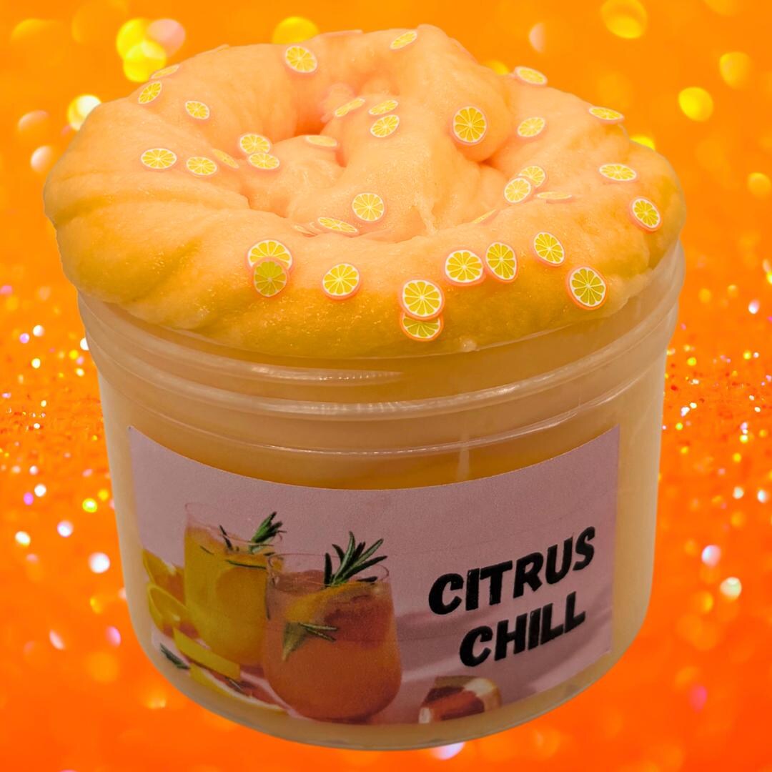8oz Citrus Chill, Icee Slime, Tangerine Scented Slime, Neutral Gifts ...