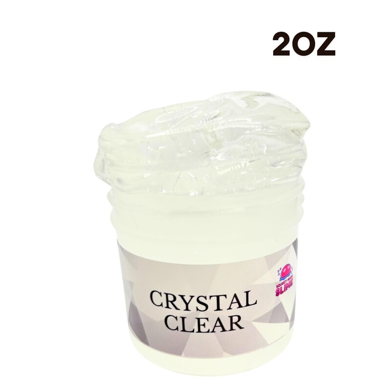 Clear Slime – Homemade Clear Thick Texture | 8oz & 2oz | Unscented ...