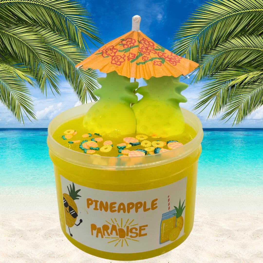 Pineapple Paradise DIY Clay-kit Slime, Pineapple-scented Slime ...