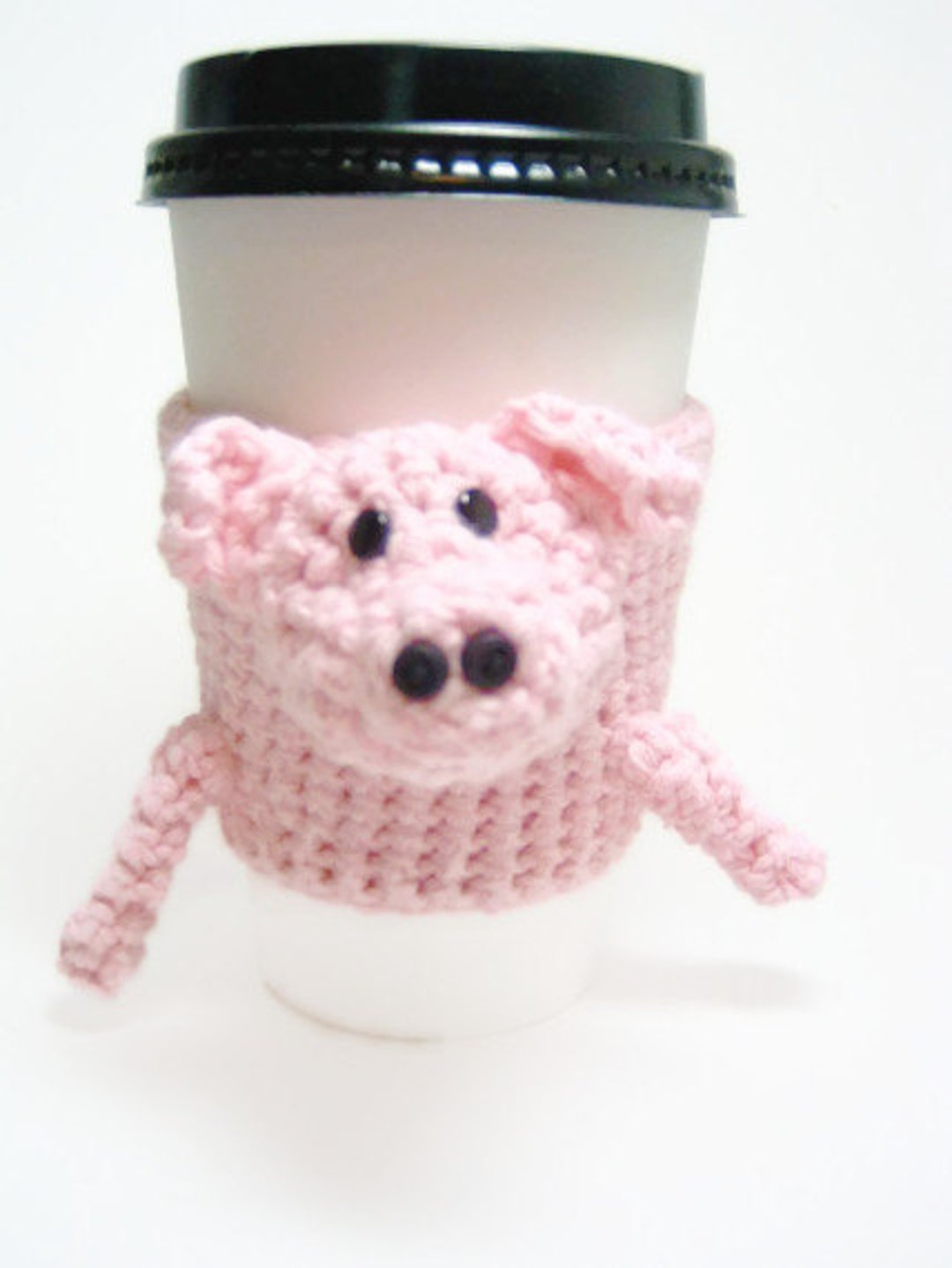 Pink Pig Cup Cozy - Etsy