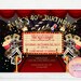 Movie Theme Hollywood Birthday Party Invitation Cinema | Etsy