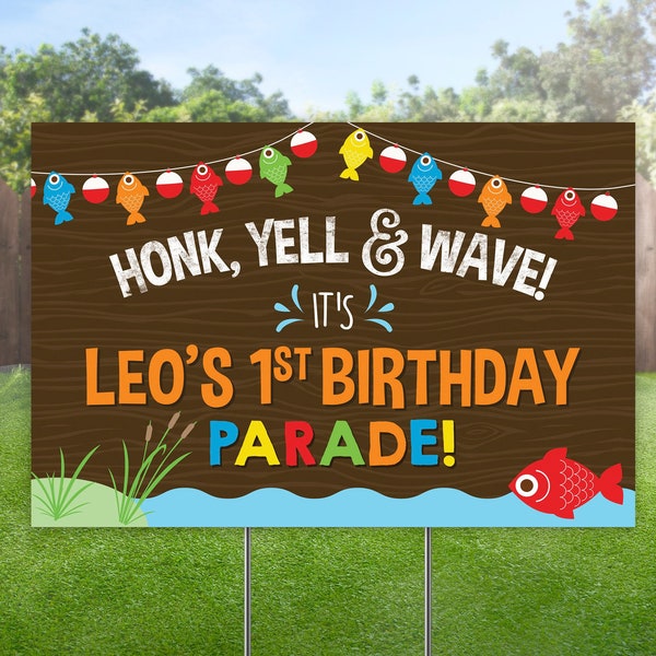 Fishing Bday Banner - Etsy