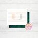 UM Thank You Card - University of Miami Card - Canes A2 Thank You Card ...