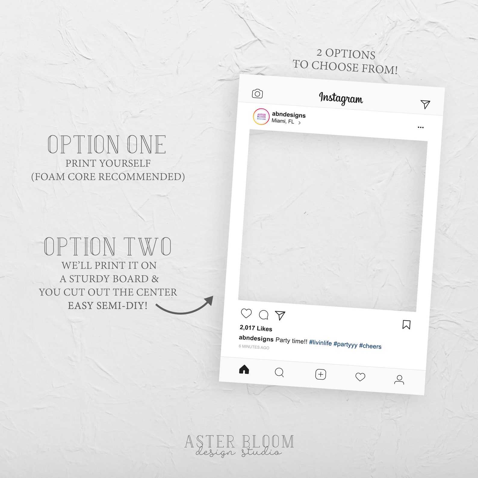 Instagram Frame Photobooth Frame Instagram Photo Prop - Etsy