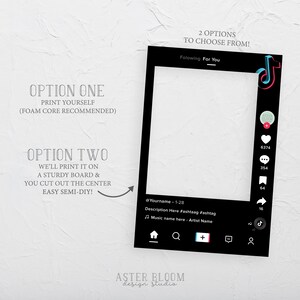 Tiktok Frame Social Media Prop Photo Booth Frame Tik Tok Prop Tiktok ...