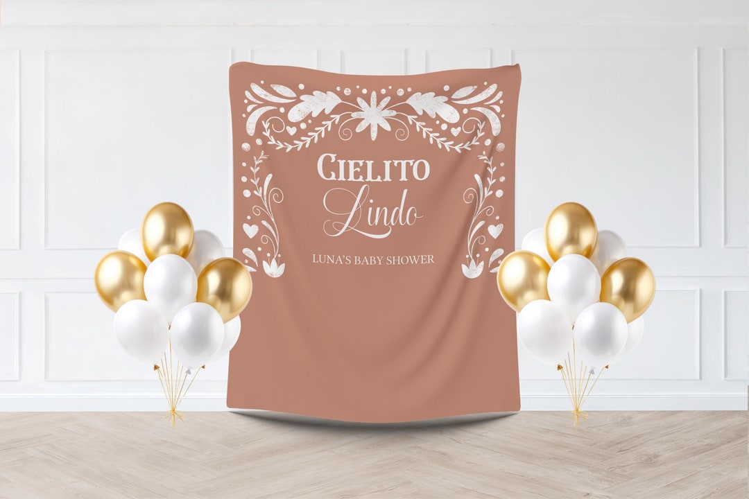 Cielito Lindo Baby Shower Backdrop, Cielito Lindo Party Banner ...
