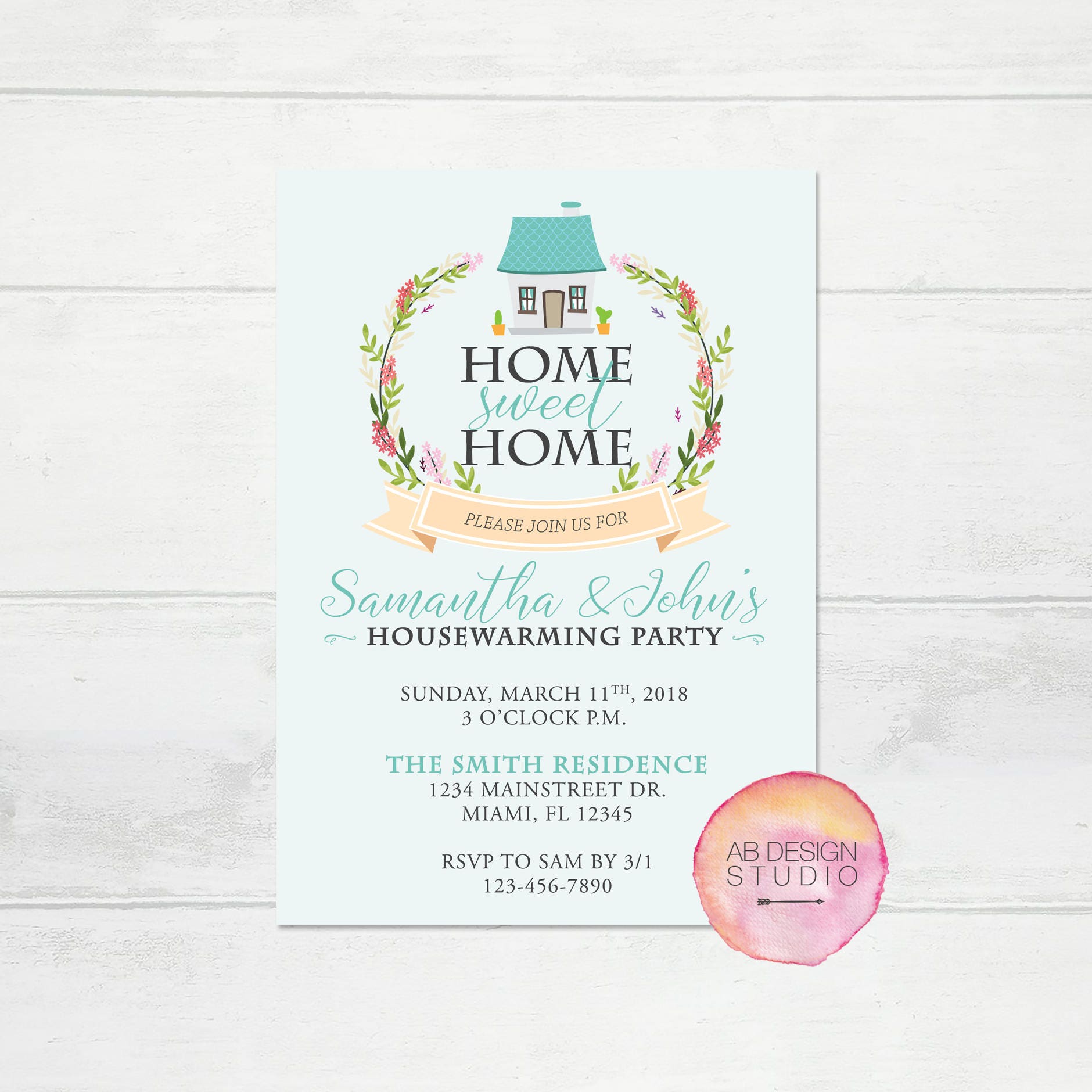 New Home Party Invitations