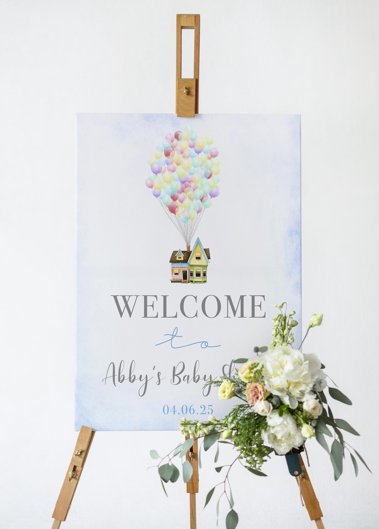 UP Theme Welcome Sign, UP Baby Shower Sign, up Movie Party Welcome Sign ...