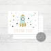Space Baby Shower Favor Tags Rocket Gift Tags Spaceship Printable Favor ...