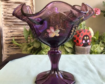Fenton Purple Glass - Etsy
