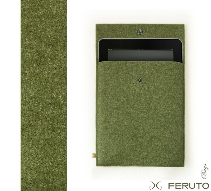 Ipad Air Felt Sleeve German Wool Felt Sleeve DEEP FOREST Ipad - Etsy