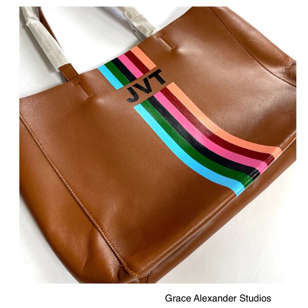 Painted Leather - Etsy