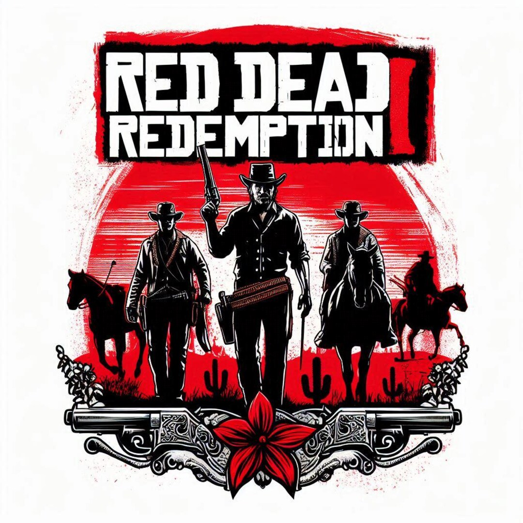 Red Dead Redemption PNG 5x PNG Pack High Quality, T-shirt & Mug Designs ...