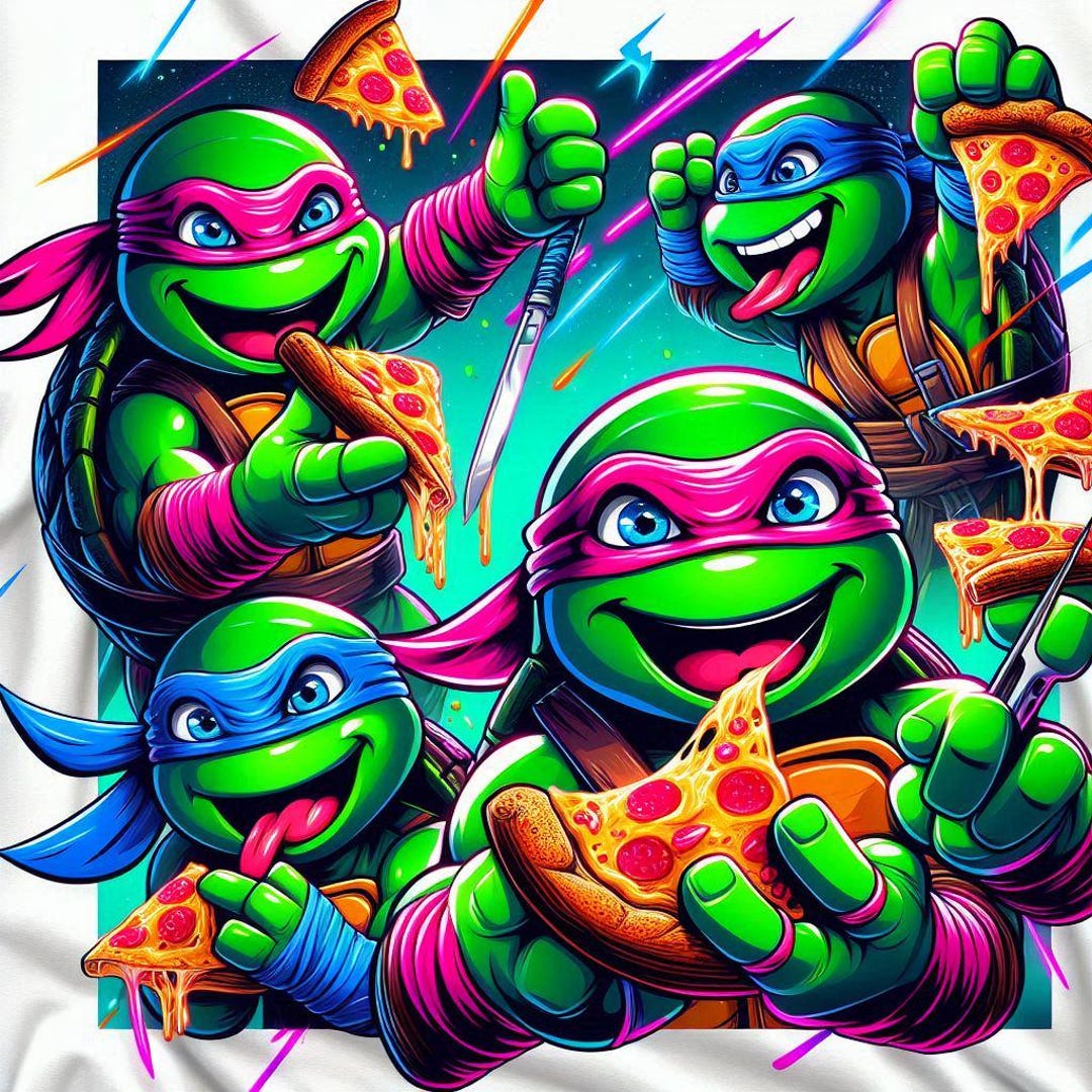 Ninja Turtles PNG Ninja Turtles Shirt 5x PNG Pack High Quality,t-shirt ...
